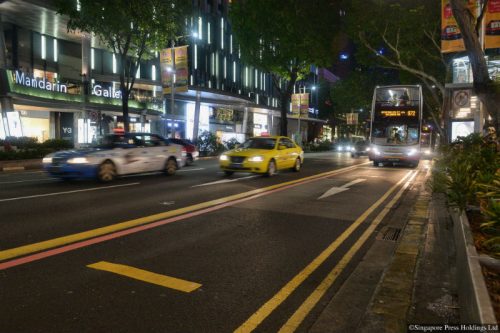 Orchard Road bus priority boxes | Torque