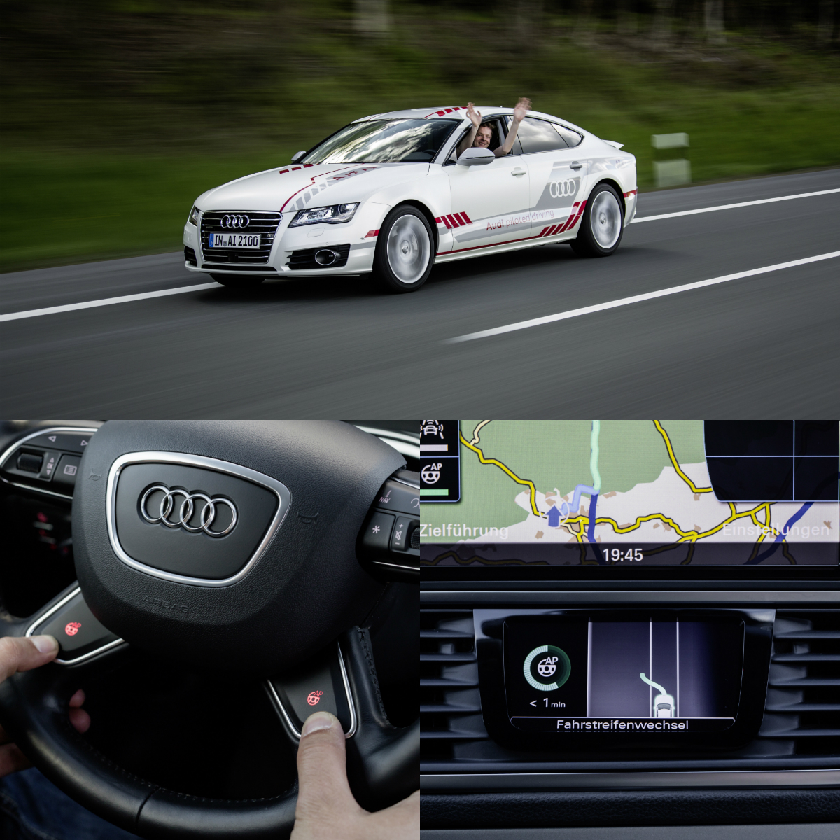 Audi autonomous prototype interacts with other road users | Torque
