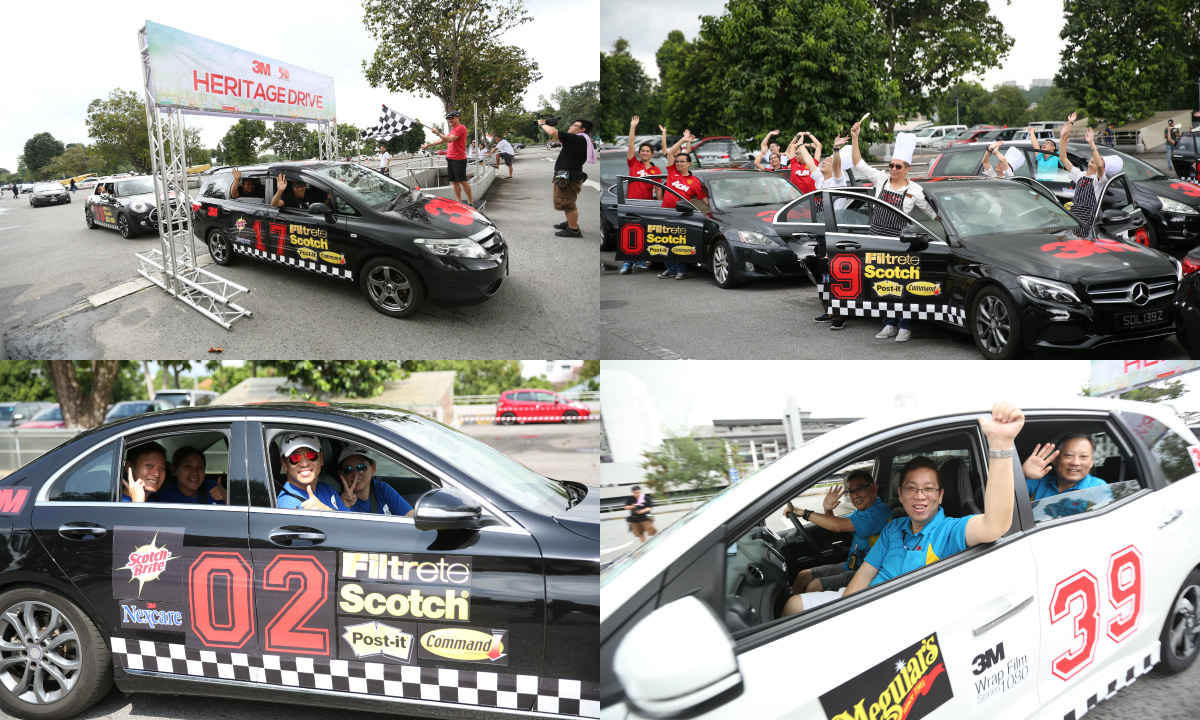 3M marks 50 years in Singapore with car rally | Torque