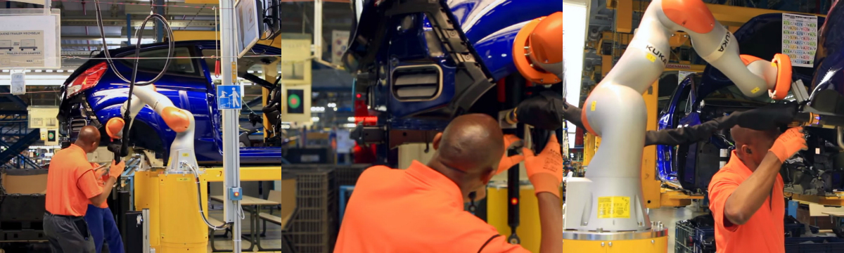 Ford factory workers buddy up with robots | Torque