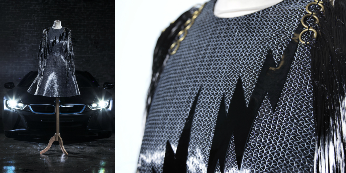 "Carbon dress" made with carbon fibre from BMW i electric cars | Torque