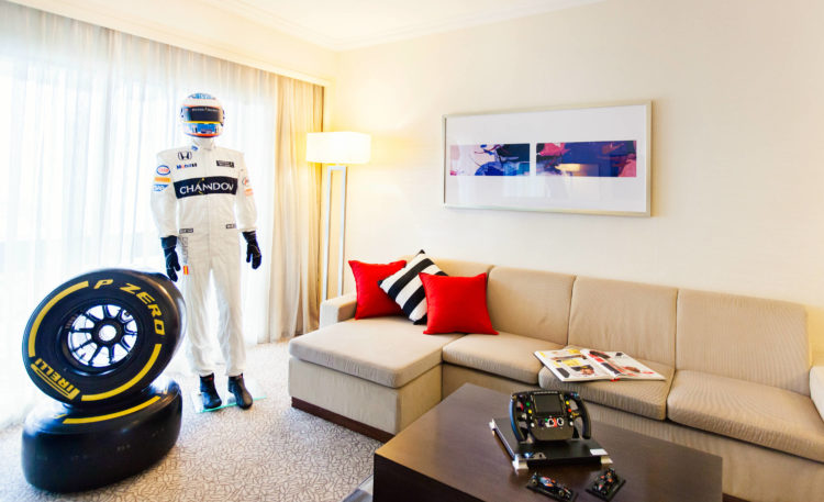 F1-themed hotel suite in Hilton Singapore | Torque
