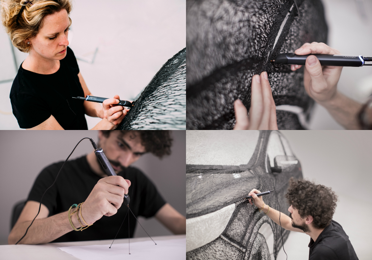 World's largest 3D pen sculpture is a full-sized Nissan Qashqai replica ...
