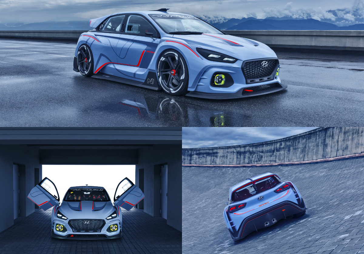 Hyundai RN30 hot hatch concept at Paris Motor Show 2016 | Torque