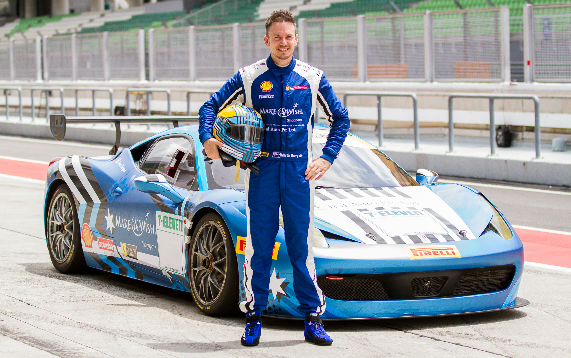 Ferrari Challenge driver Martin Berry races for Make-A-Wish Singapore ...