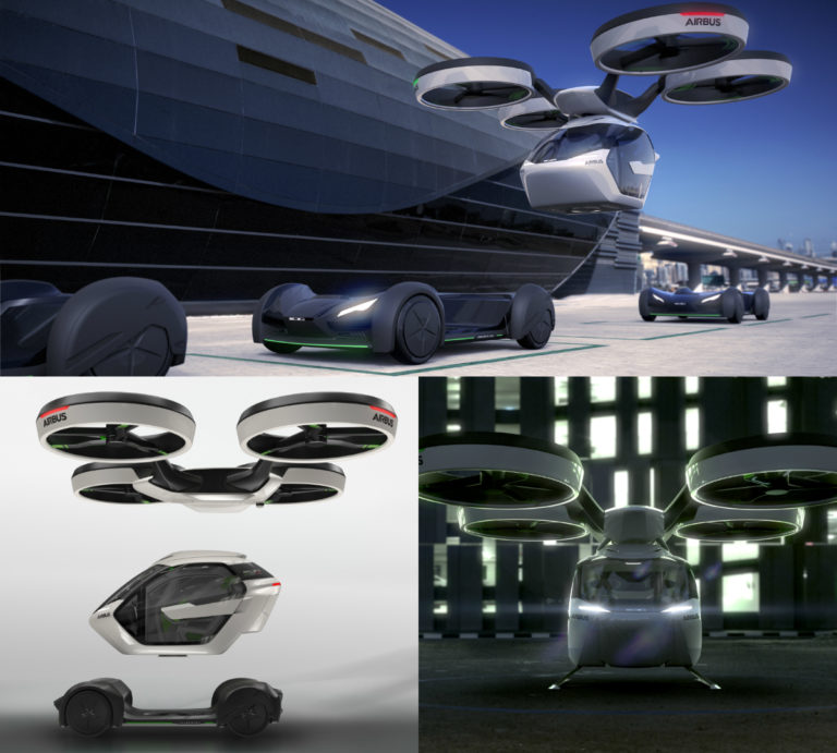 Airbus and Italdesign have created a flying concept car that carries ...
