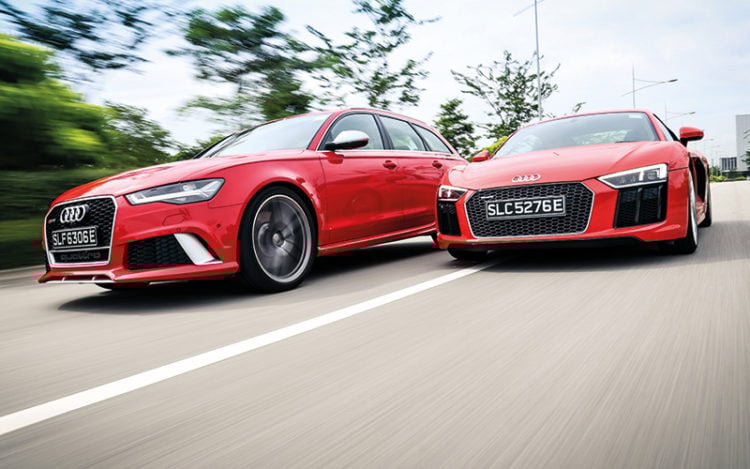 Group Test: Audi RS6 Avant vs Audi R8 V10 | Torque