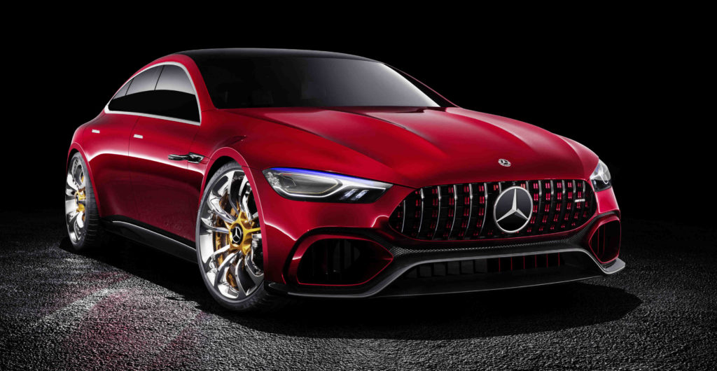 Mercedes-AMG GT Concept is a sporty four-door fastback slated for ...