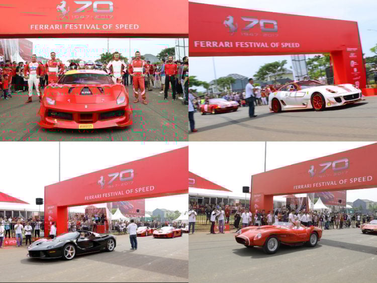 Ferrari Festival of Speed in Jakarta celebrates the 70th anniversary of ...