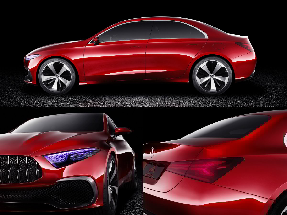 Mercedes-Benz Concept A Sedan previews the automaker's next generation ...