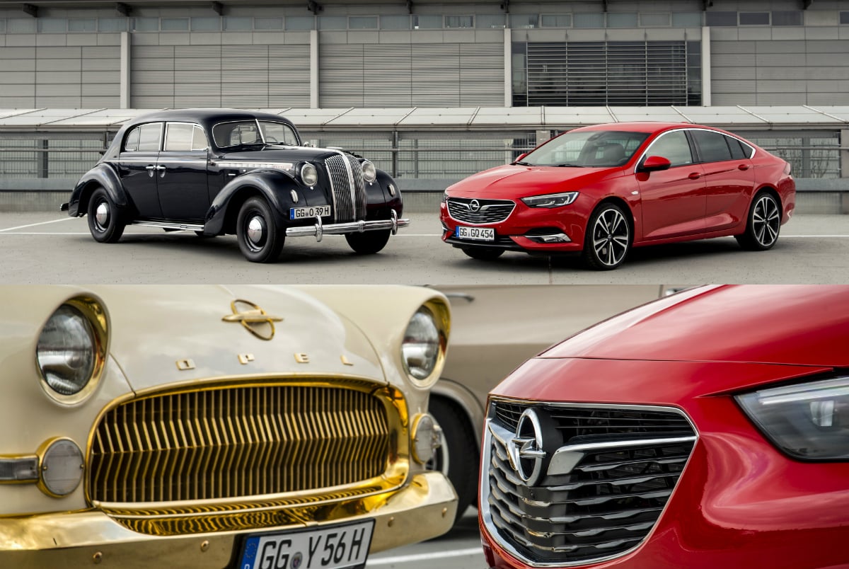 Eight decades of Opel flagships, from the 1937 Admiral to the 2017 ...