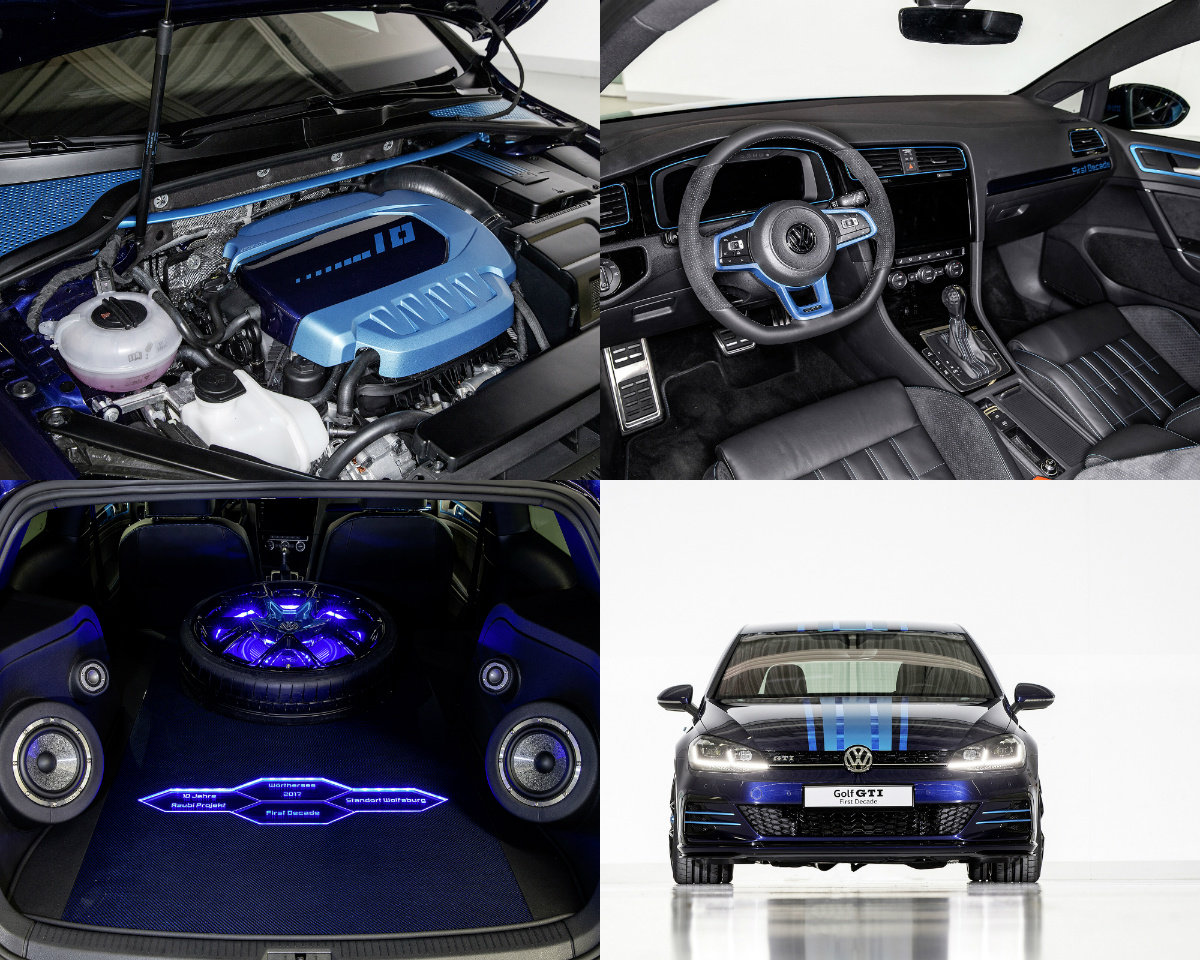 Volkswagen Golf GTI First Decade combines 410bhp 2-litre petrol engine ...