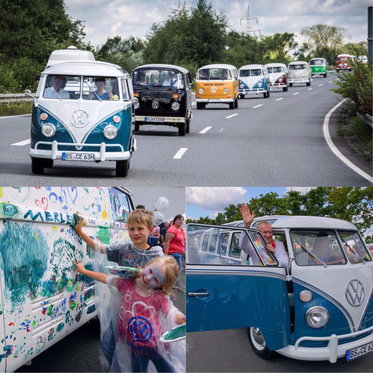 VW Bus Summer Festival 2017 concludes with 350-vehicle parade from ...