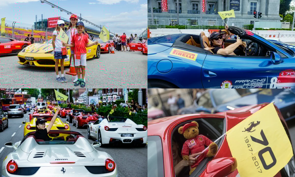 Ferrari 70th Anniversary Parade in Singapore | Torque