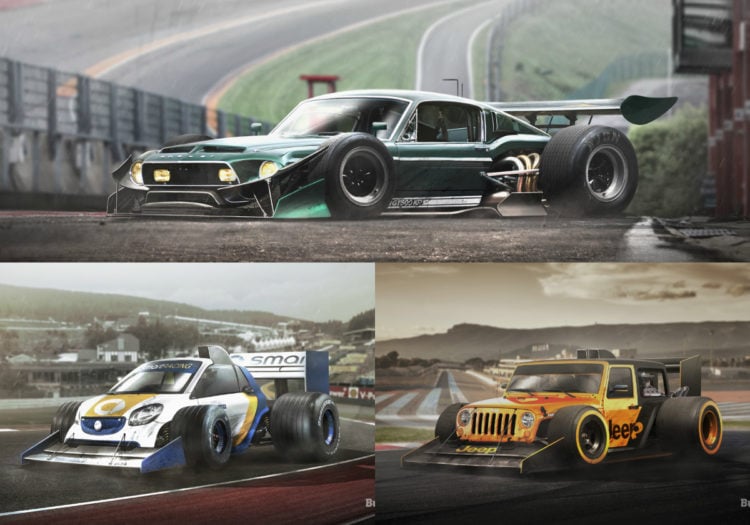 9 road cars reimagined as F1 race cars | Torque