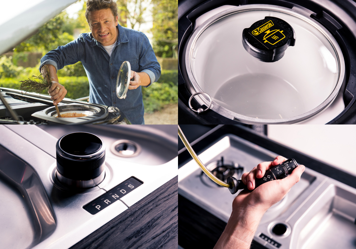 Jamie Oliver's dream kitchen in a Land Rover Discovery | Torque