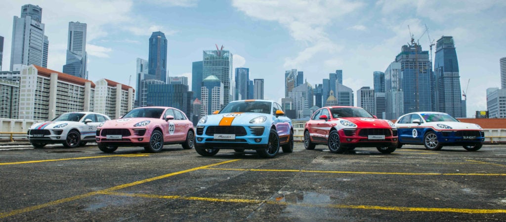 Porsche Macans in iconic motorsport colours embellish the streets of ...