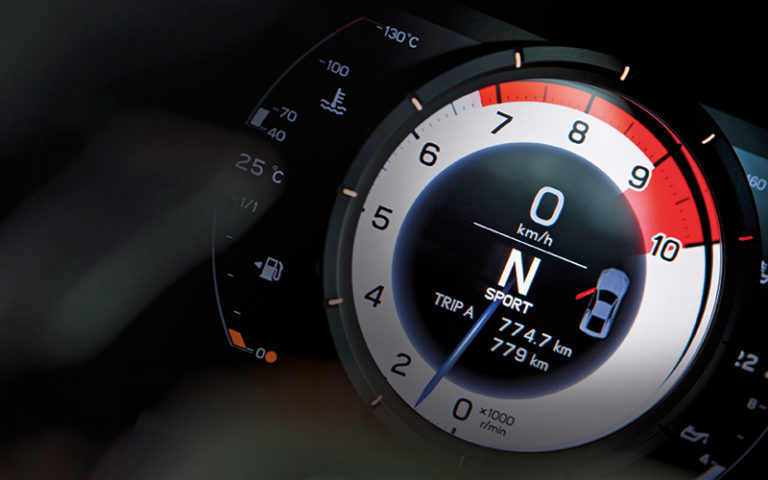 Dashboard meters have gone from plain analogue to fantastic digital ...