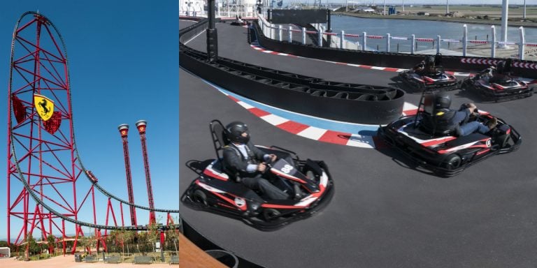 Ferrari theme park in Spain and Ferrari kart track at sea | Torque