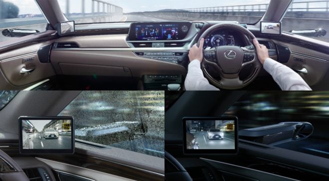 Lexus Digital Side-View Monitors debut on new ES
