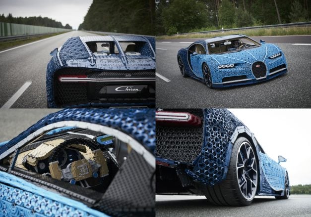 You can drive this life-size Lego car