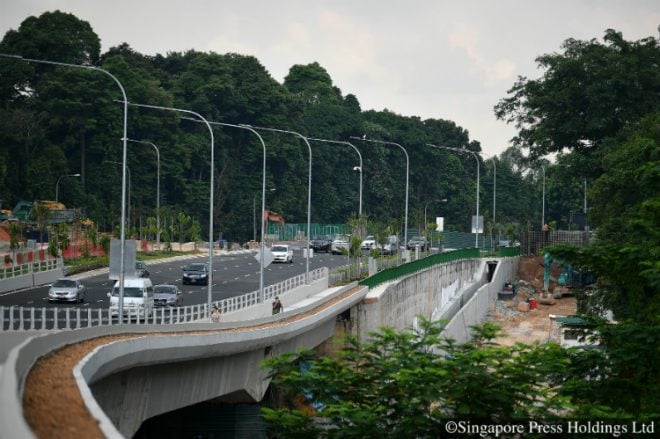 Lornie Highway, previously known as Bukit Brown Road, is now open