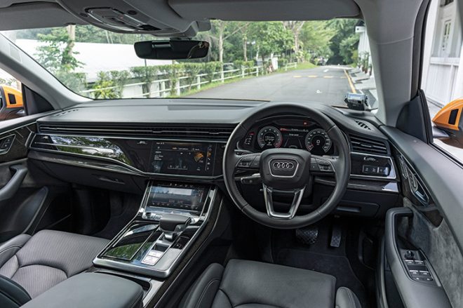 Audi Q8 is the German manufacturer's range-topping SUV model