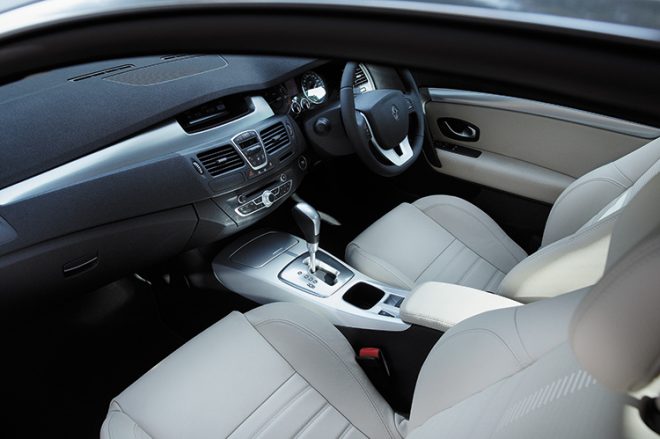 Renault Laguna Coupe is an easy riding and relaxed French number